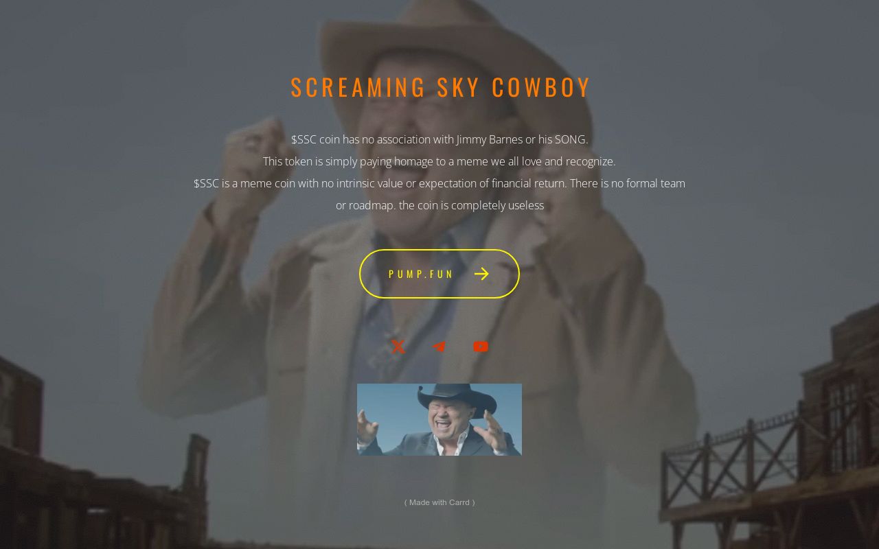 Screaming Sky Cowboy